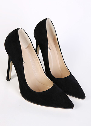 Black Pointed Toe High Heels on Luulla